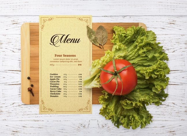 60+ Free Café / Hotel Restaurant Menu Mockups - Page 5 of 5 - Good Mockups