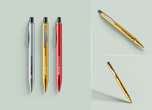 15+ Best Free Promotional Ballpoint Pen / Marker Mockups - Good Mockups