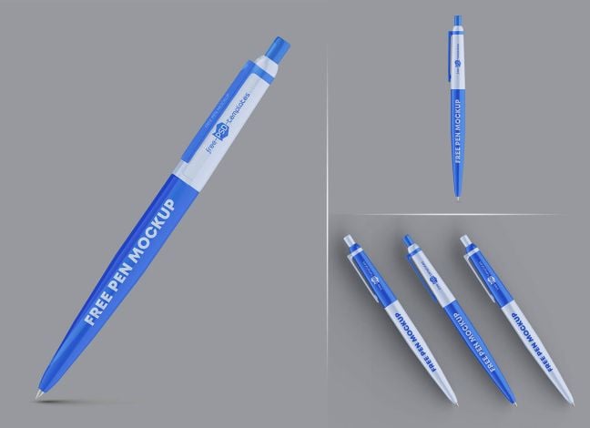 15+ Best Free Promotional Ballpoint Pen / Marker Mockups - Good Mockups