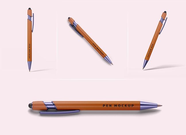 15+ Best Free Promotional Ballpoint Pen / Marker Mockups - Good Mockups