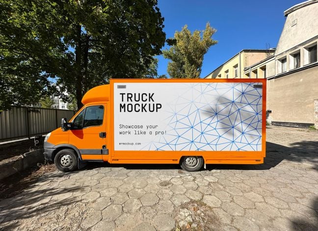 70+ Free Bus / Car / Van / Truck Vehicle Branding Mockups - Good Mockups