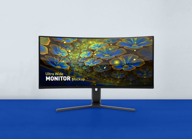 20+ Best Free Desktop Monitor Mockup PSD Files - Good Mockups