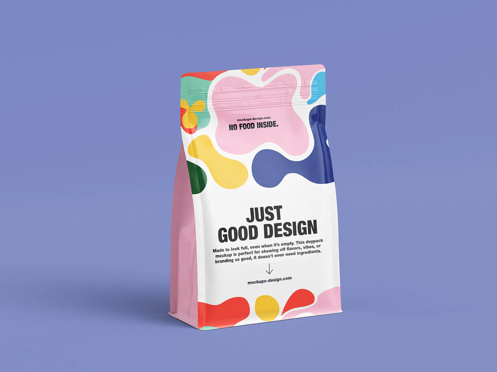 Free Doypack Standing Pouch Mockup PSD Set - Good Mockups