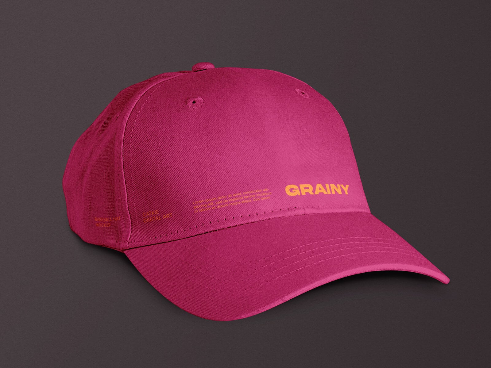 Free Realistic Baseball P-Cap Mockup PSD - Good Mockups