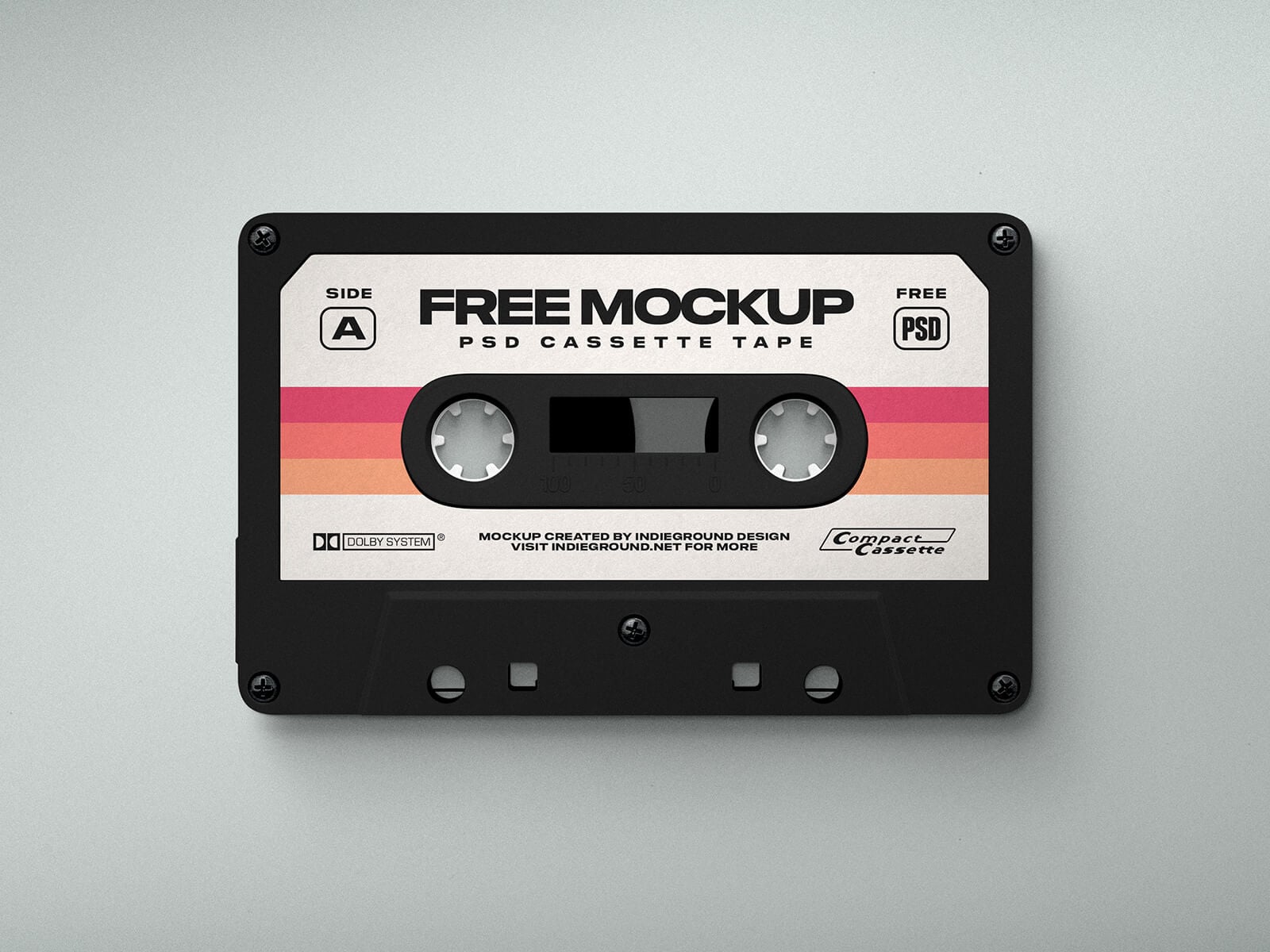 Free Cassette Tape Mockup PSD - Good Mockups