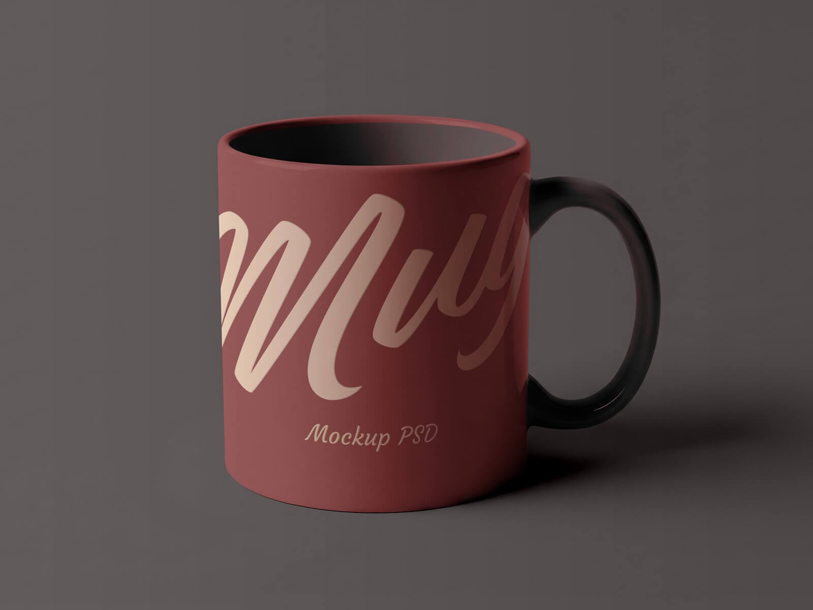 Free High Quality Matte Mug Mockup PSD - Good Mockups