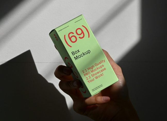 60+ Free Simple Product Box Mockups - Good Mockups