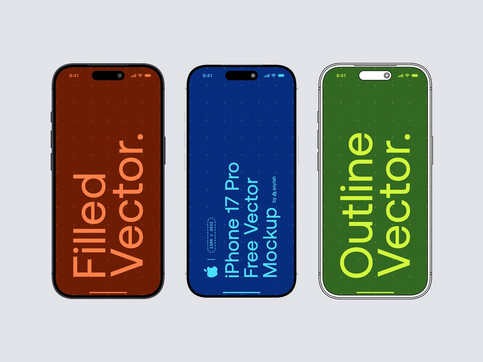 Free iPhone 17 Pro Vector Mockup PSD & FIG - Good Mockups