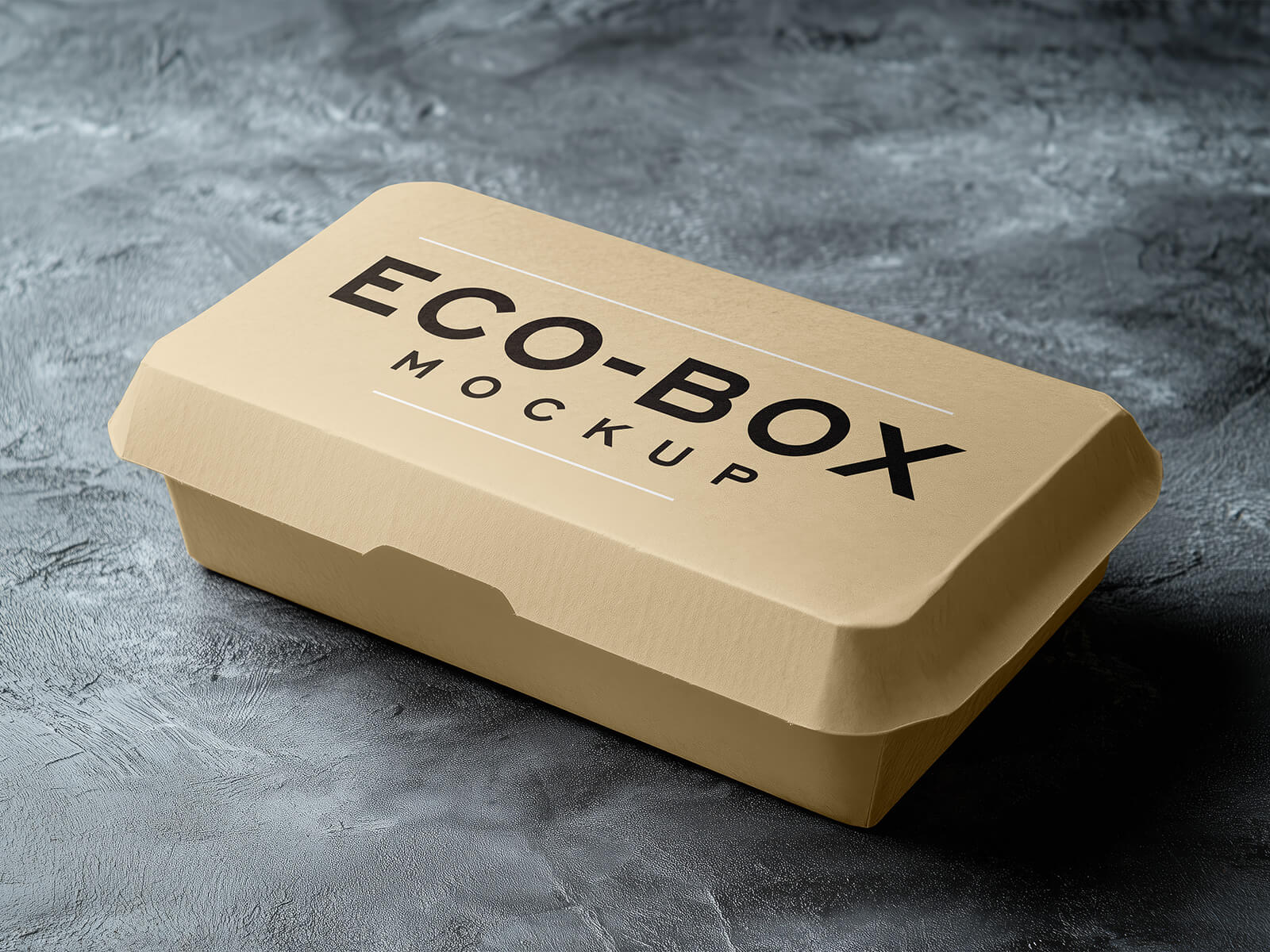 Free Disposable Food Lunch Box Mockup PSD - Good Mockups