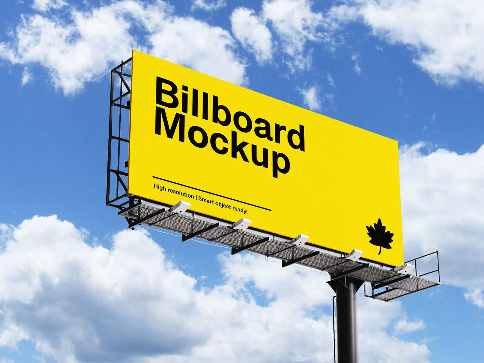 Free 2 Outdoor Advertising Landscape Billboard Mockup PSD Set - Good ...