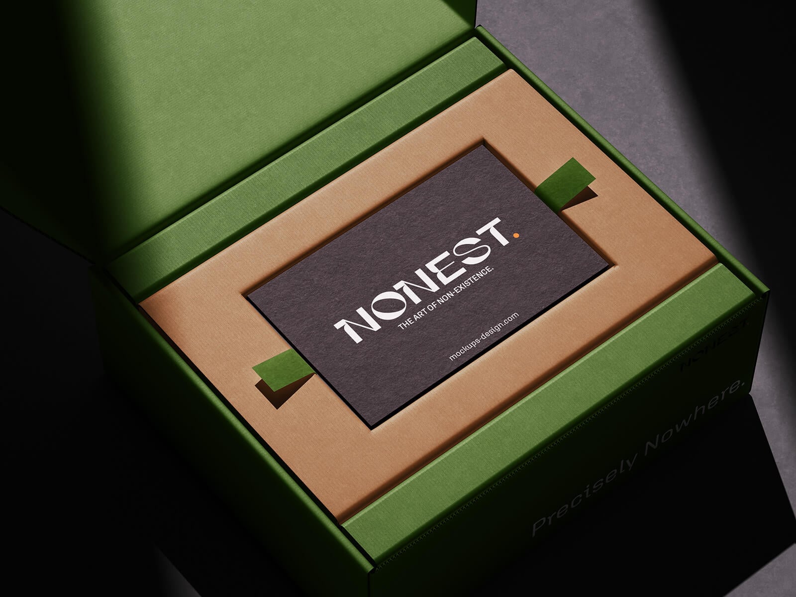 3 Free Luxury Business Card Box Mockup PSD Set - Good Mockups