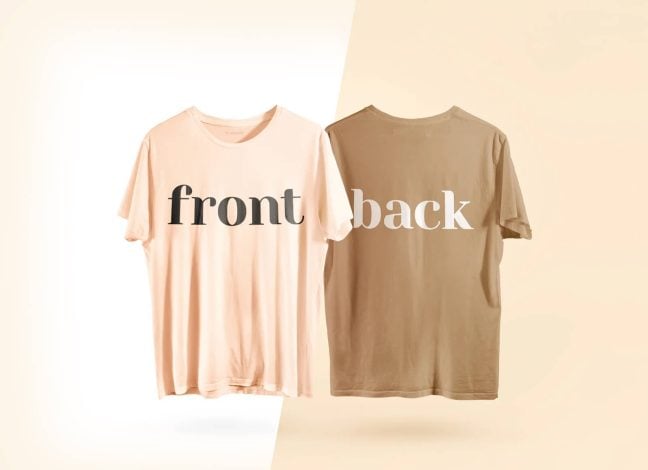 200+ Best Free Front/Back T-Shirt Mockups - Good Mockups