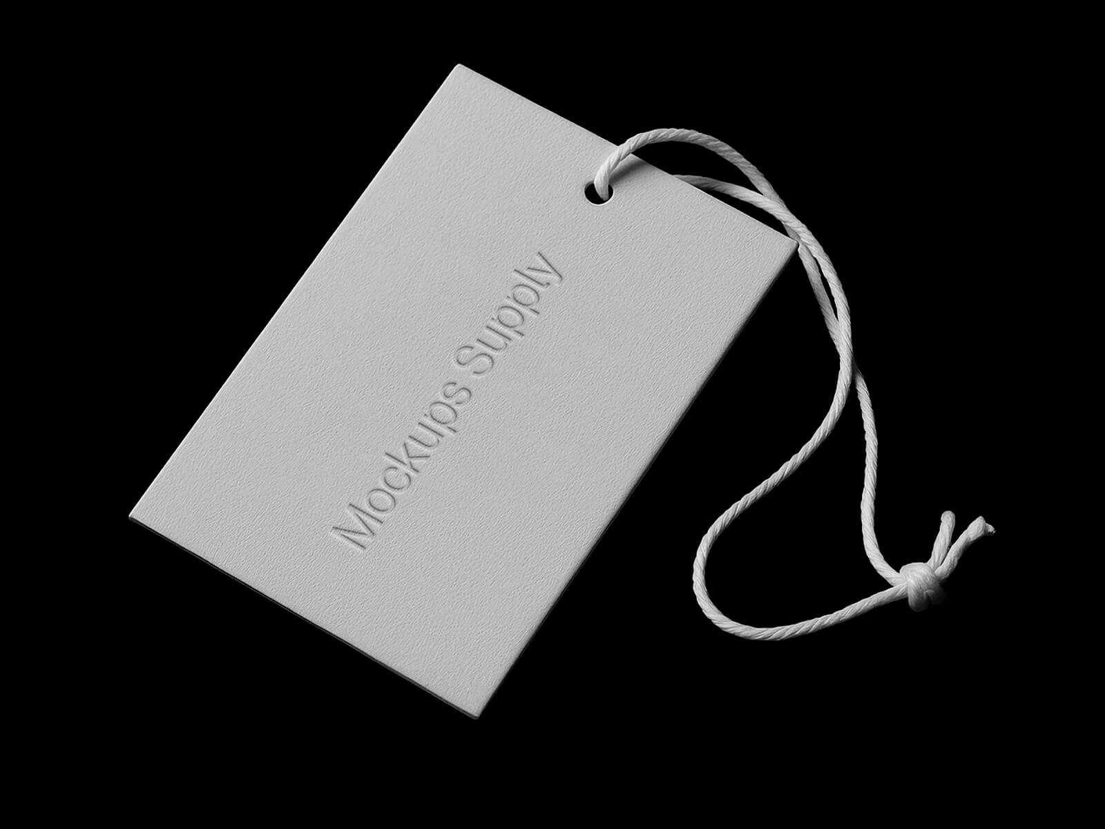 Free Fashion Brand Premium Hang Tag Mockup PSD - Good Mockups