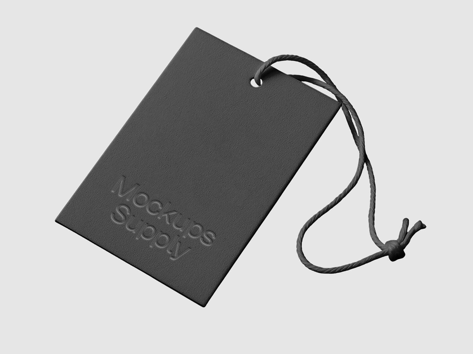 Free Fashion Brand Premium Hang Tag Mockup PSD - Good Mockups