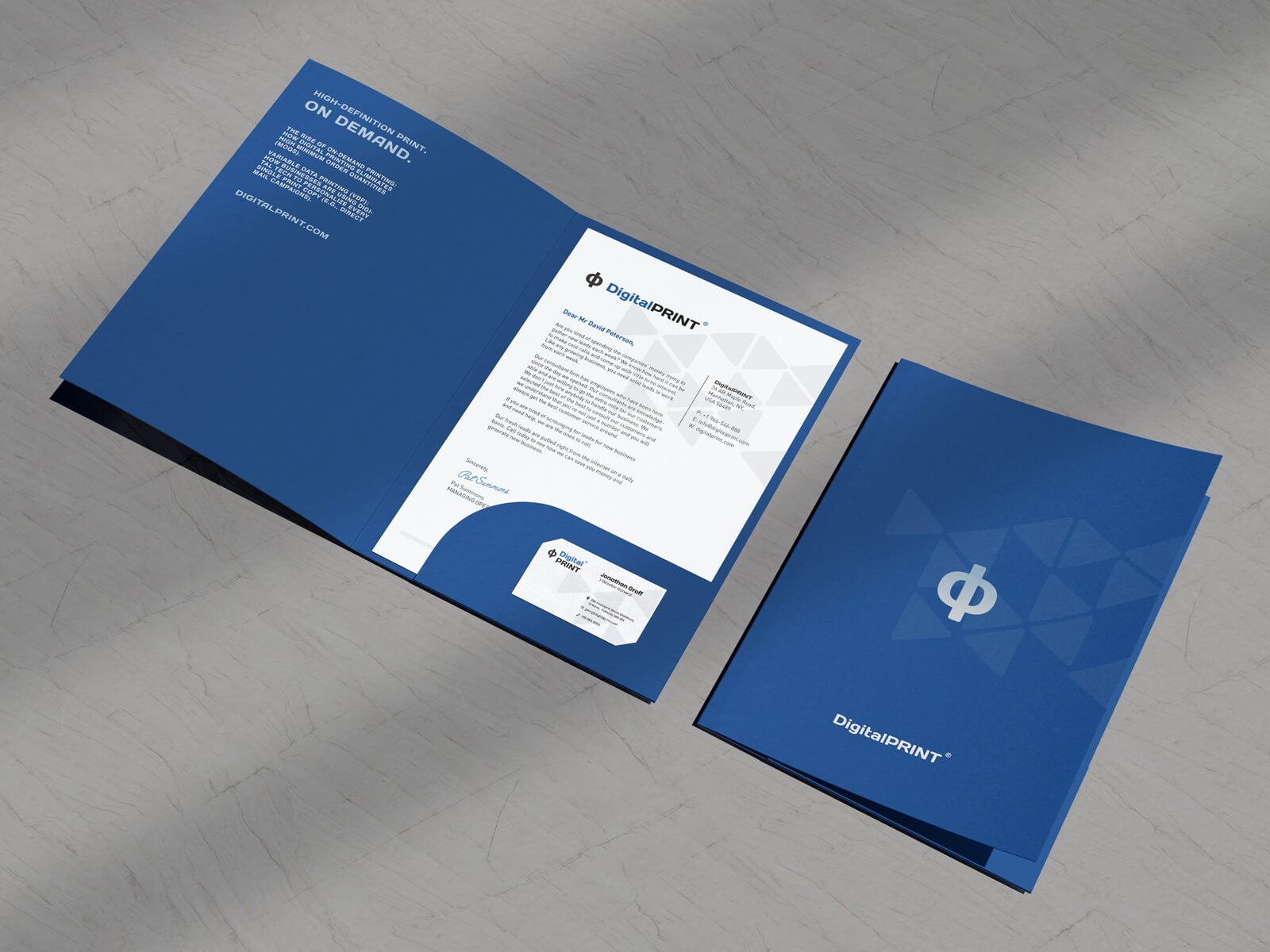Free A4 Letterhead, Business Card & File Folder Mockup PSD - Good Mockups